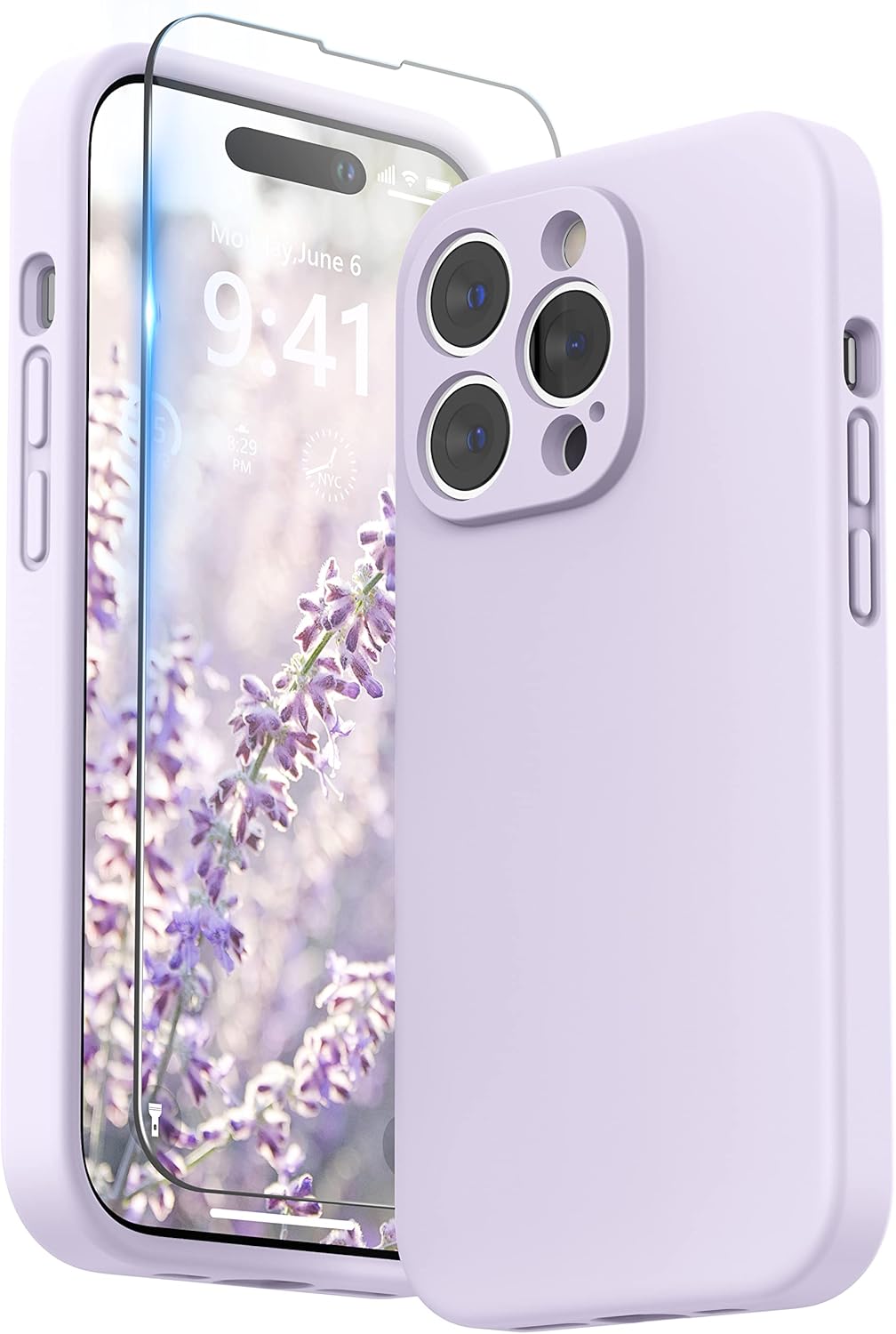 Amazon.com: SURPHY Designed for iPhone 14 Pro Max Case with Screen ...