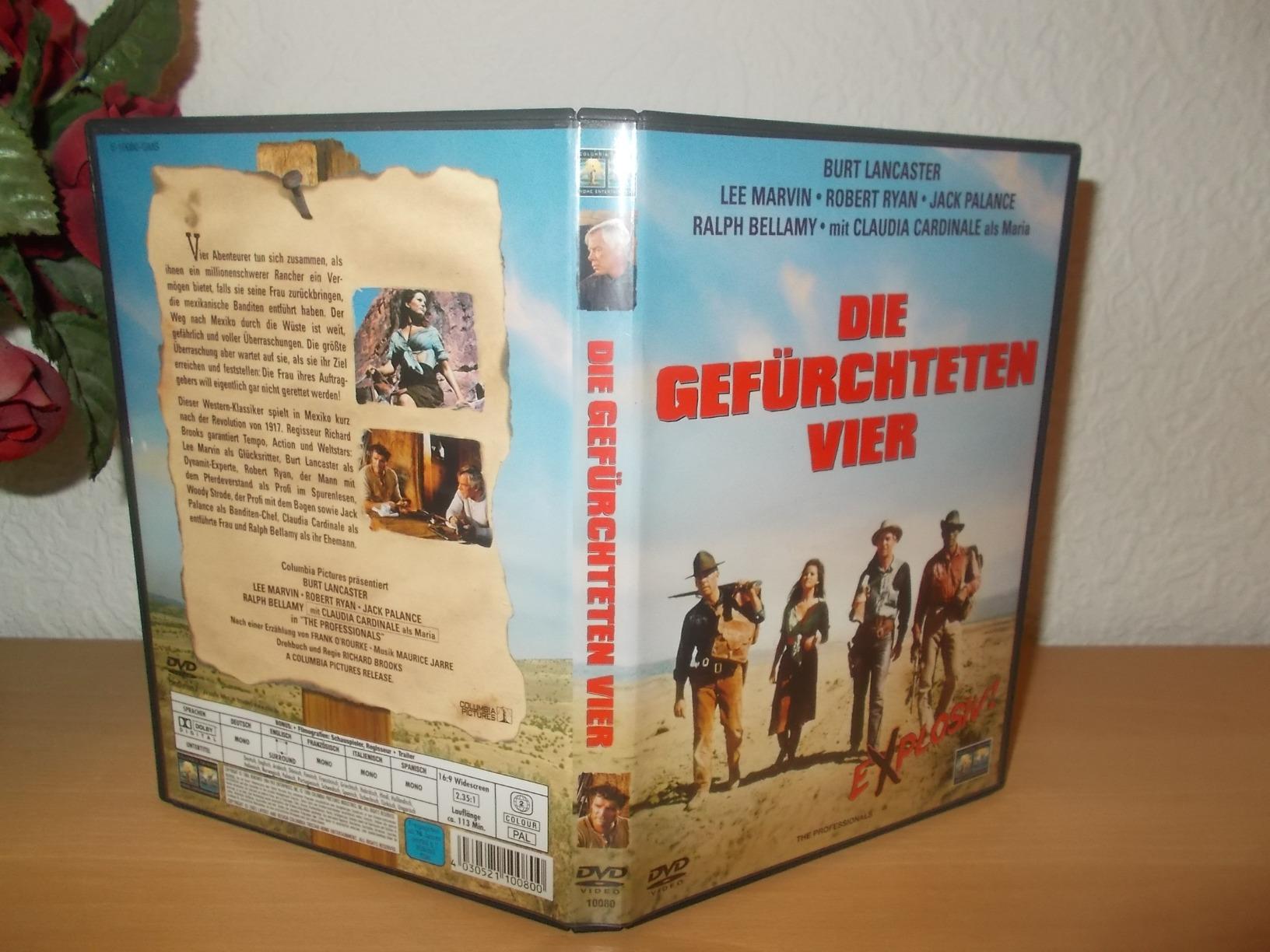 Die gefürchteten Vier [VHS] : Burt Lancaster, Lee Marvin, Claudia ...