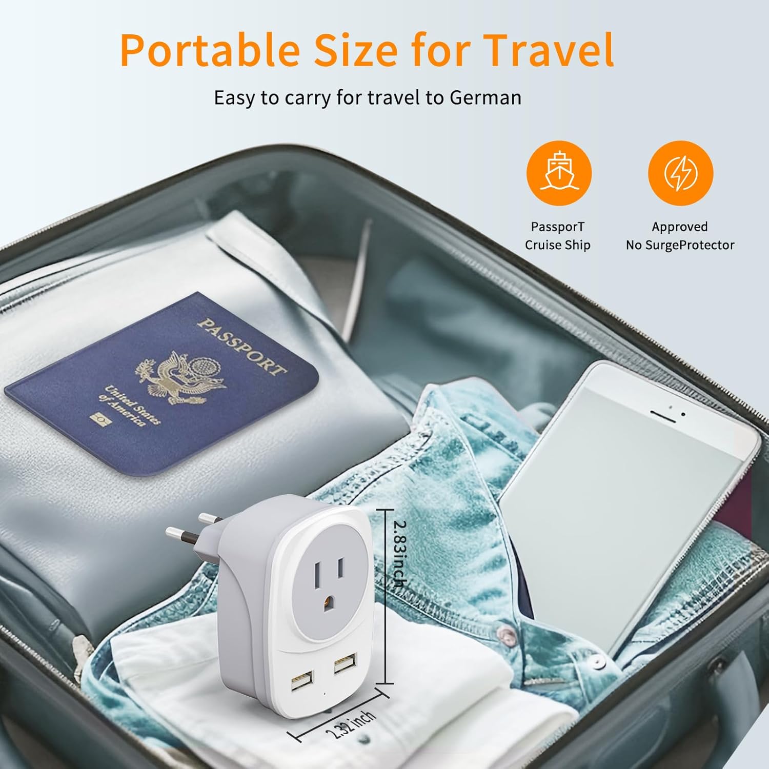 2 Pack Type E/F Travel Power Plug Adapter Review