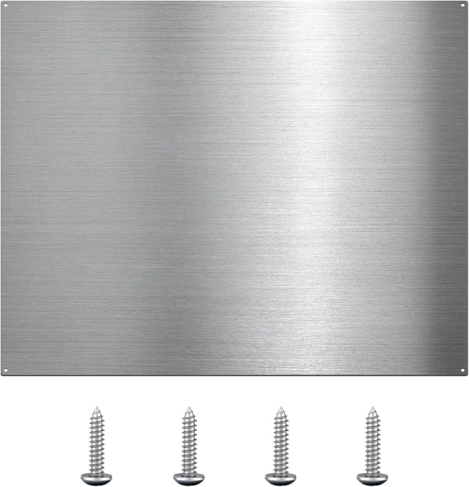 Amazon.com: VENFAN Stainless Steel Backsplash for Stove - Ultra Flat ...