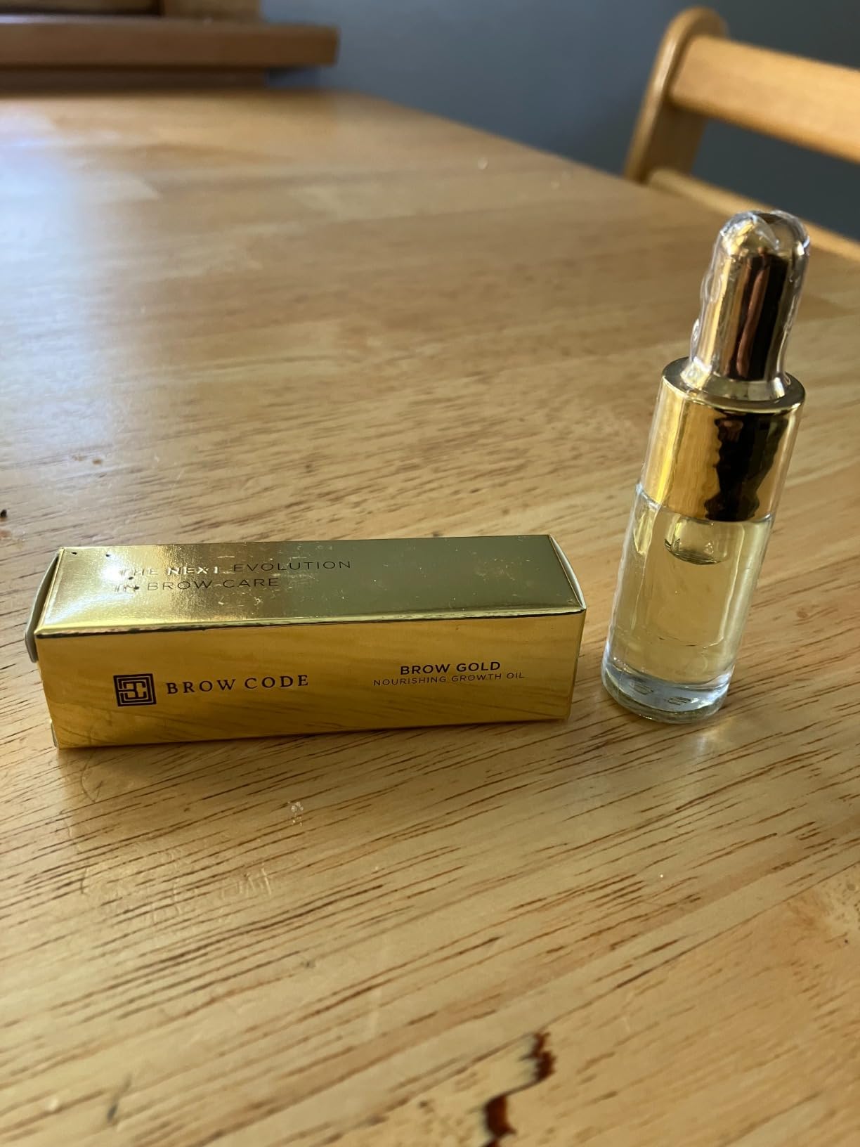 Amazon.com: Brow Code GOLD Nourishing Eyebrow Growth Oil (5ml ...