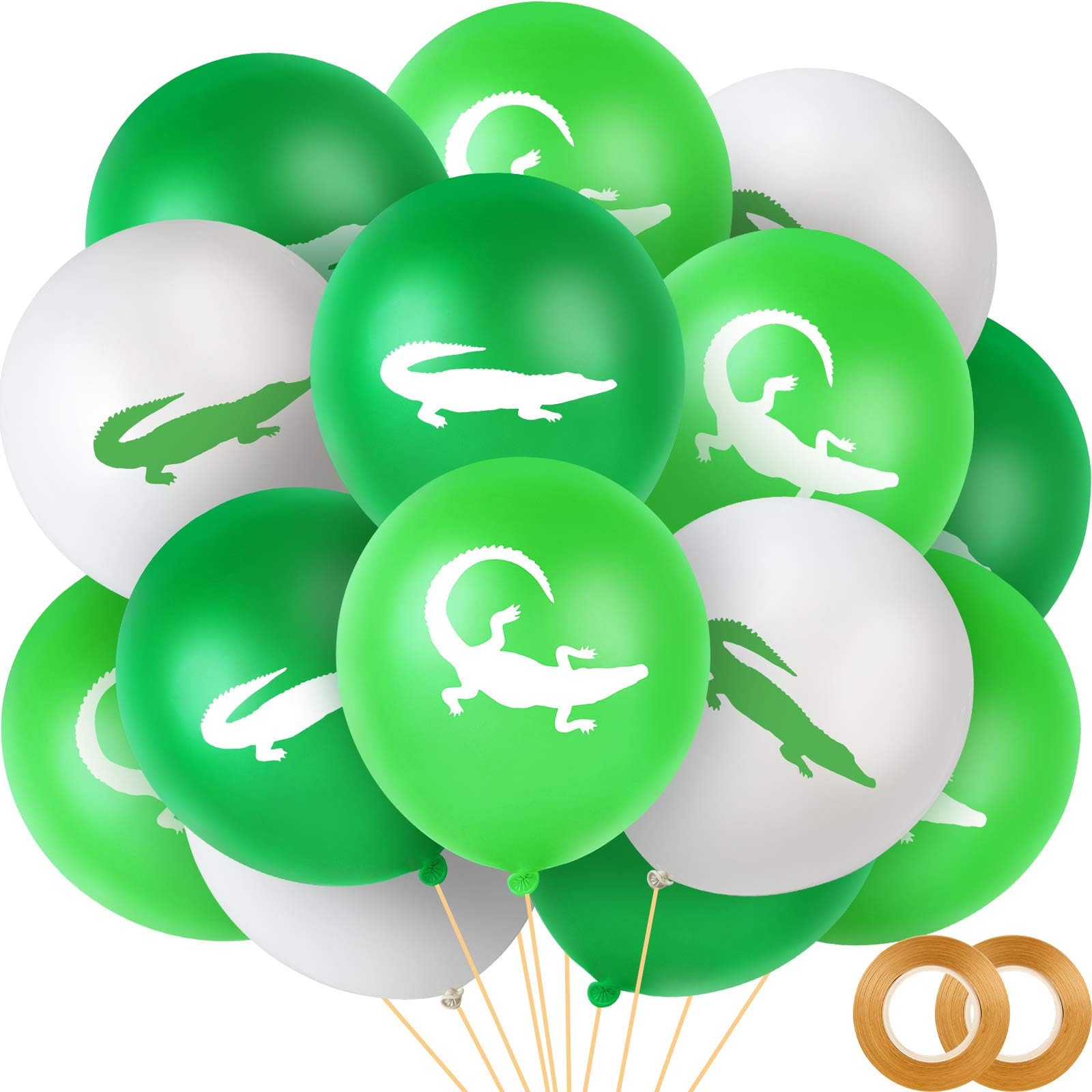 Amazon.com: Alligator Birthday Party Shaped Mylar Balloon, 1 ct : Toys ...