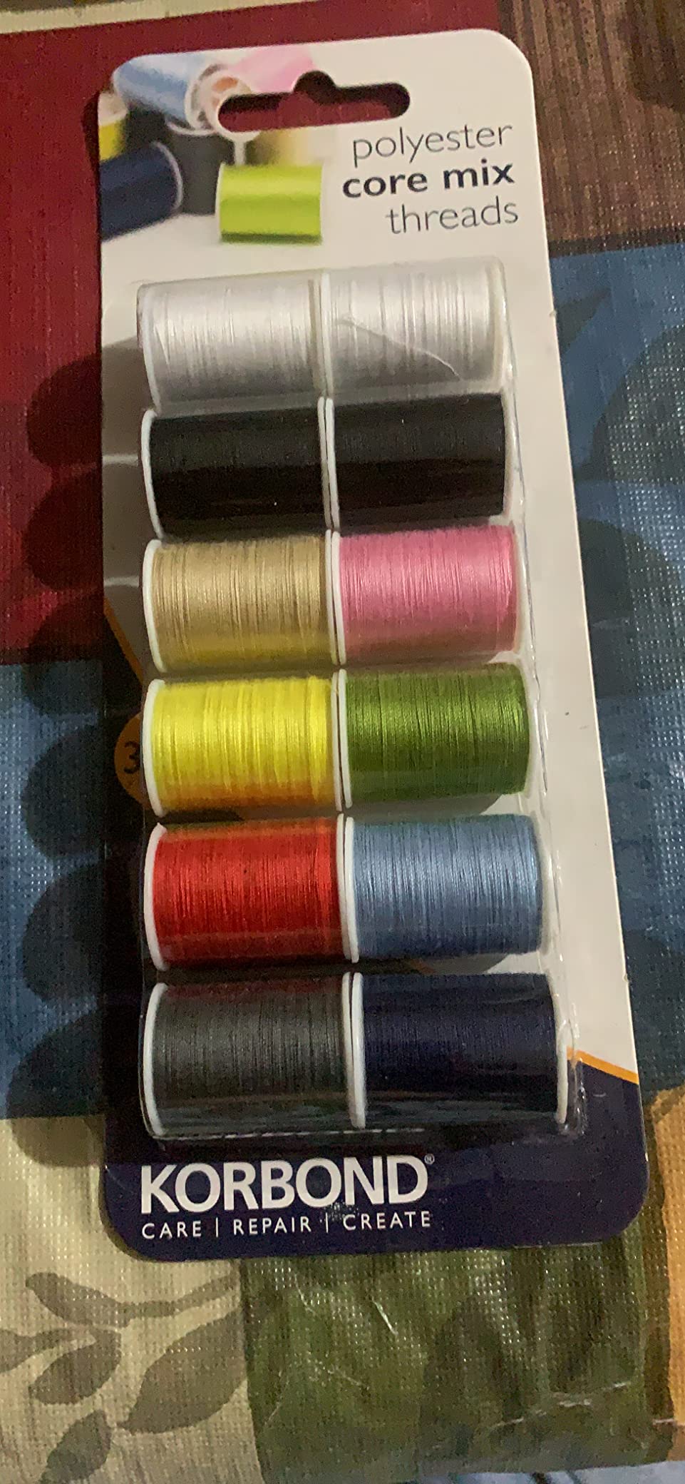 Amazon.com: KORBOND Sewing Polyester Threads Set - 30 Colors - 50 Yards ...