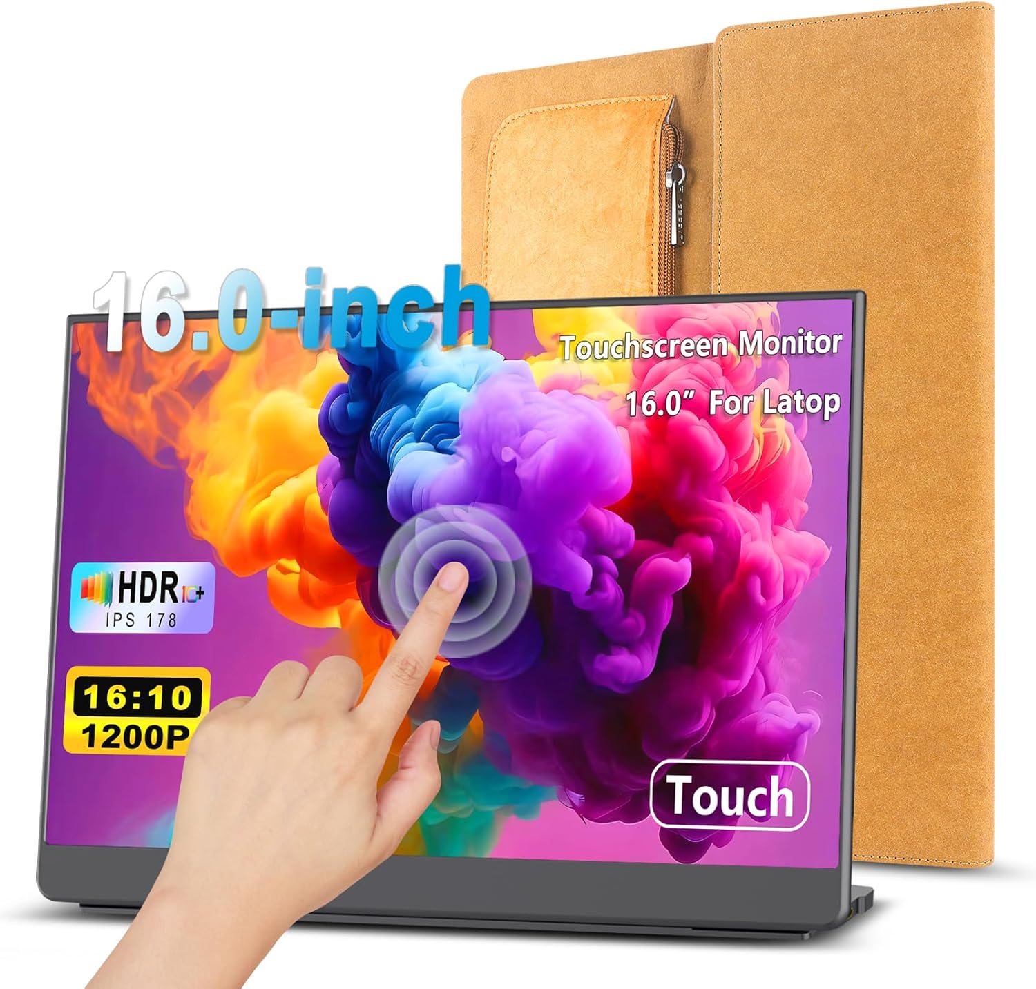 Amazon.com: Upgraded 16:10-16 Inch Touchscreen Portable Monitor For ...