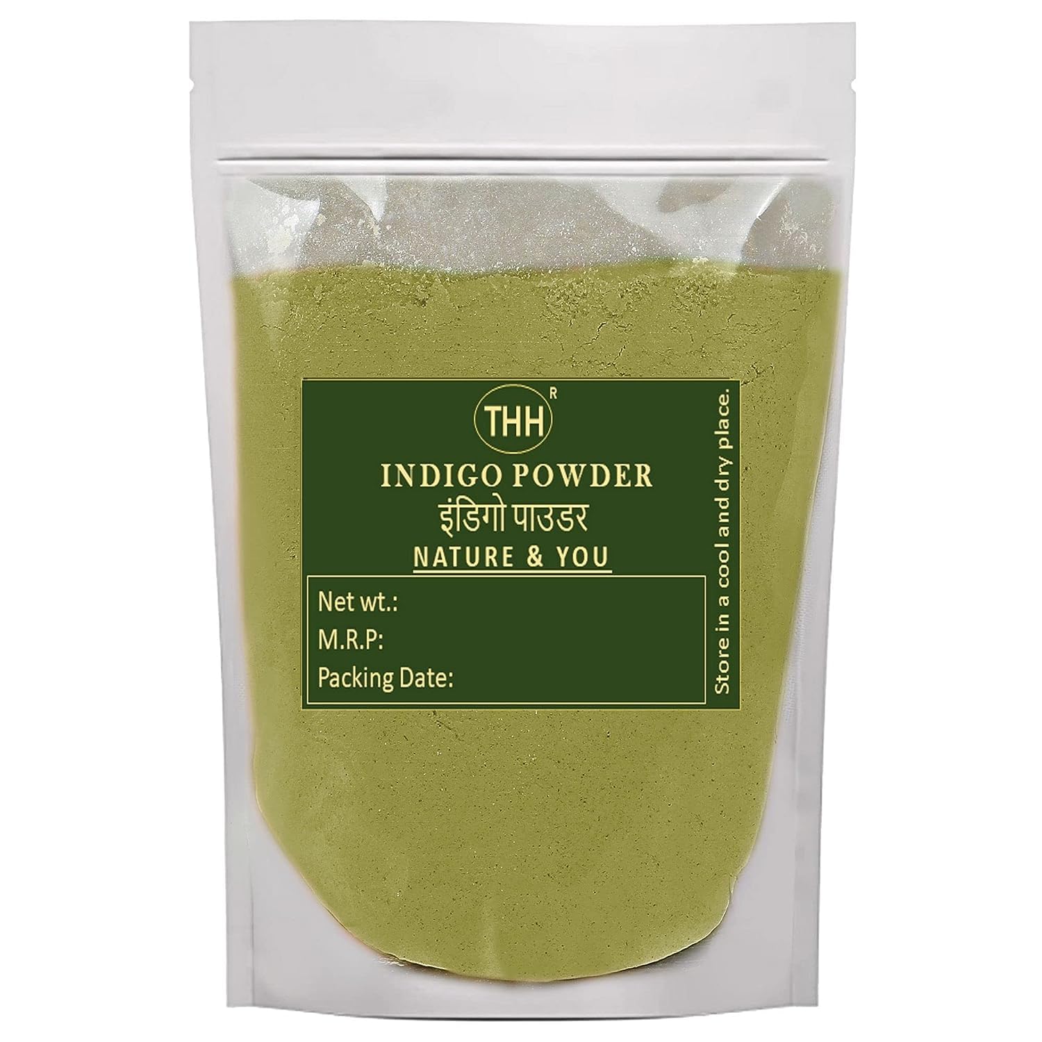 Buy THH Organic Indigo Leaf Powder for Hair Colour| Natural Coloring ...