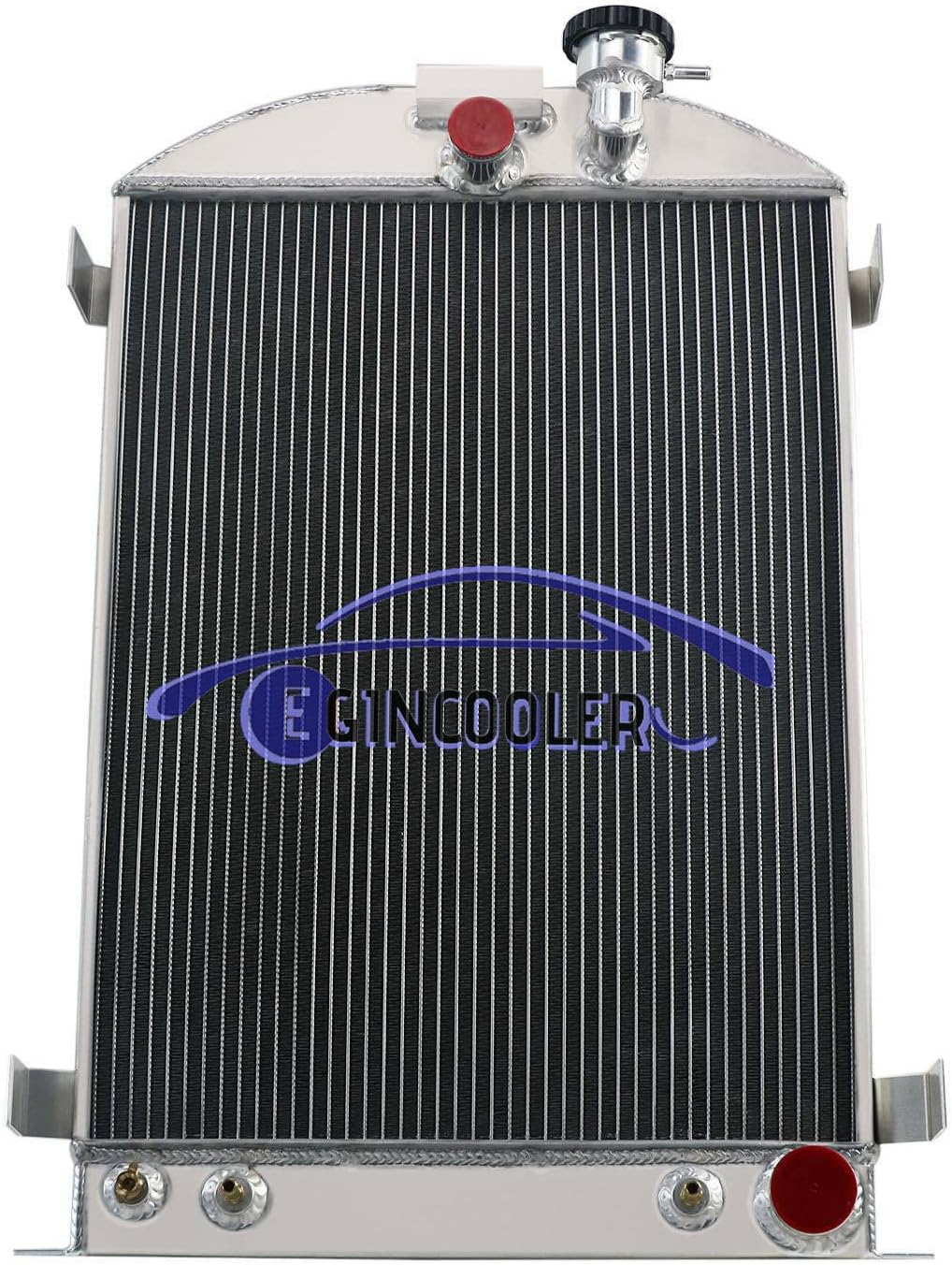Amazon.com: EGINCOOLER 4 Row Core Aluminum Radiator for 1930-1936 Ford ...