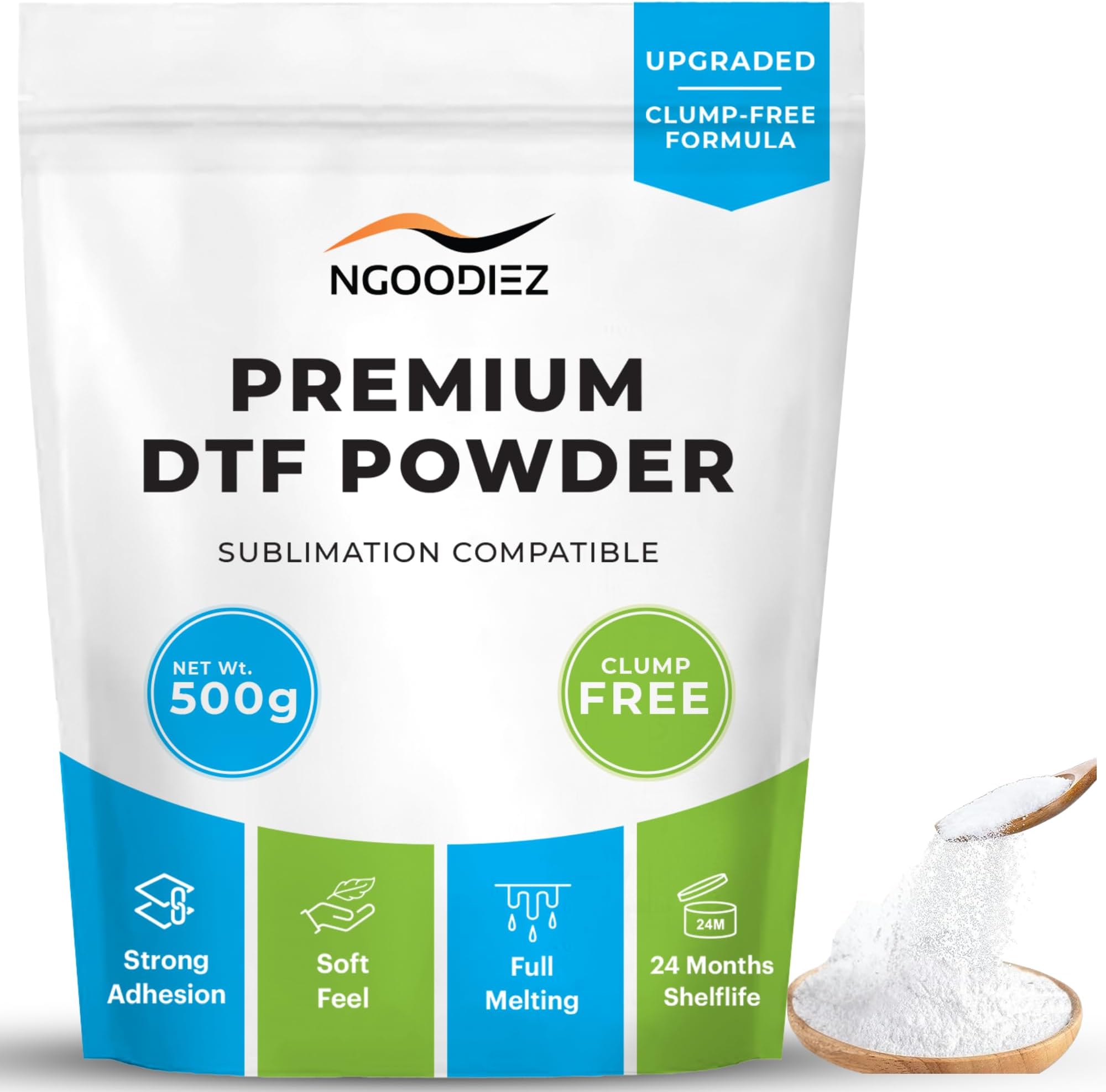 Amazon.com: Godora DTF Powder White Digital Transfer Hot Melt Adhesive ...