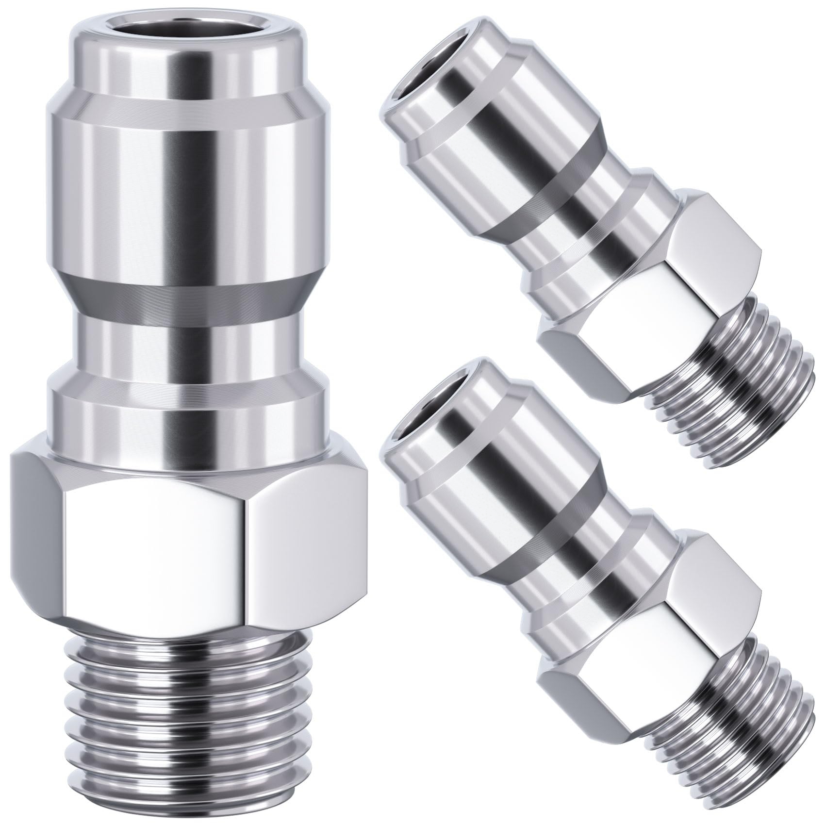 Amazon.com: HINZIC 3Pcs Pressure Washer Coupler,3/8" Inch Plug and 1/4 ...