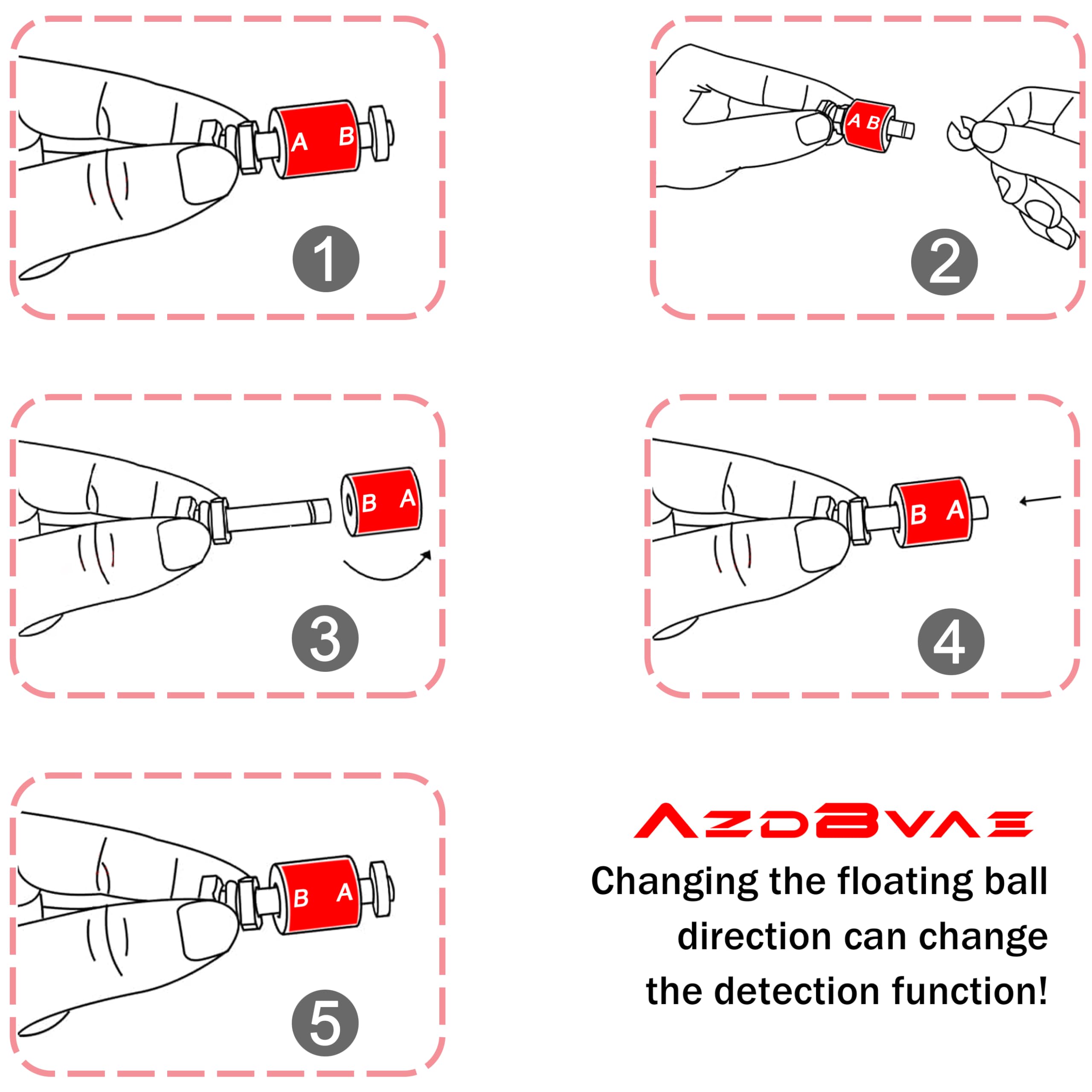 Water Level Sensor High / Low Detector Alarm 120 DB Red Strobe Siren ...
