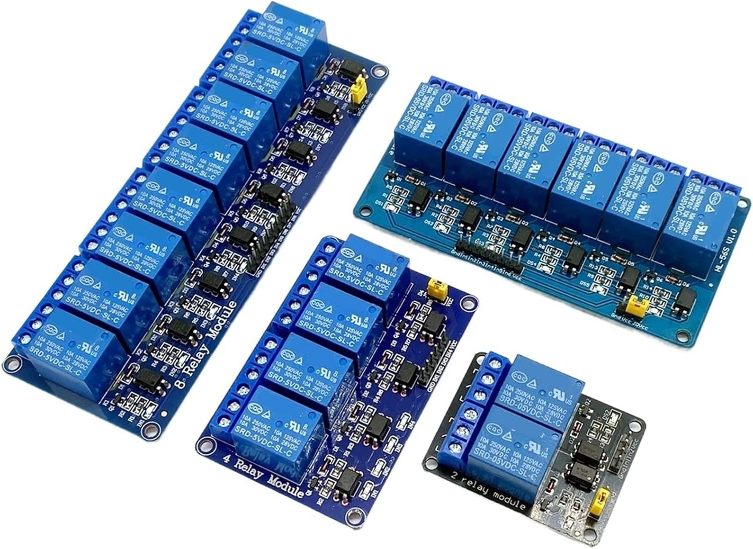 Amazon.com: ILAME 12V 1 2 4 6 8 Channel Relay Module with Optocoupler ...