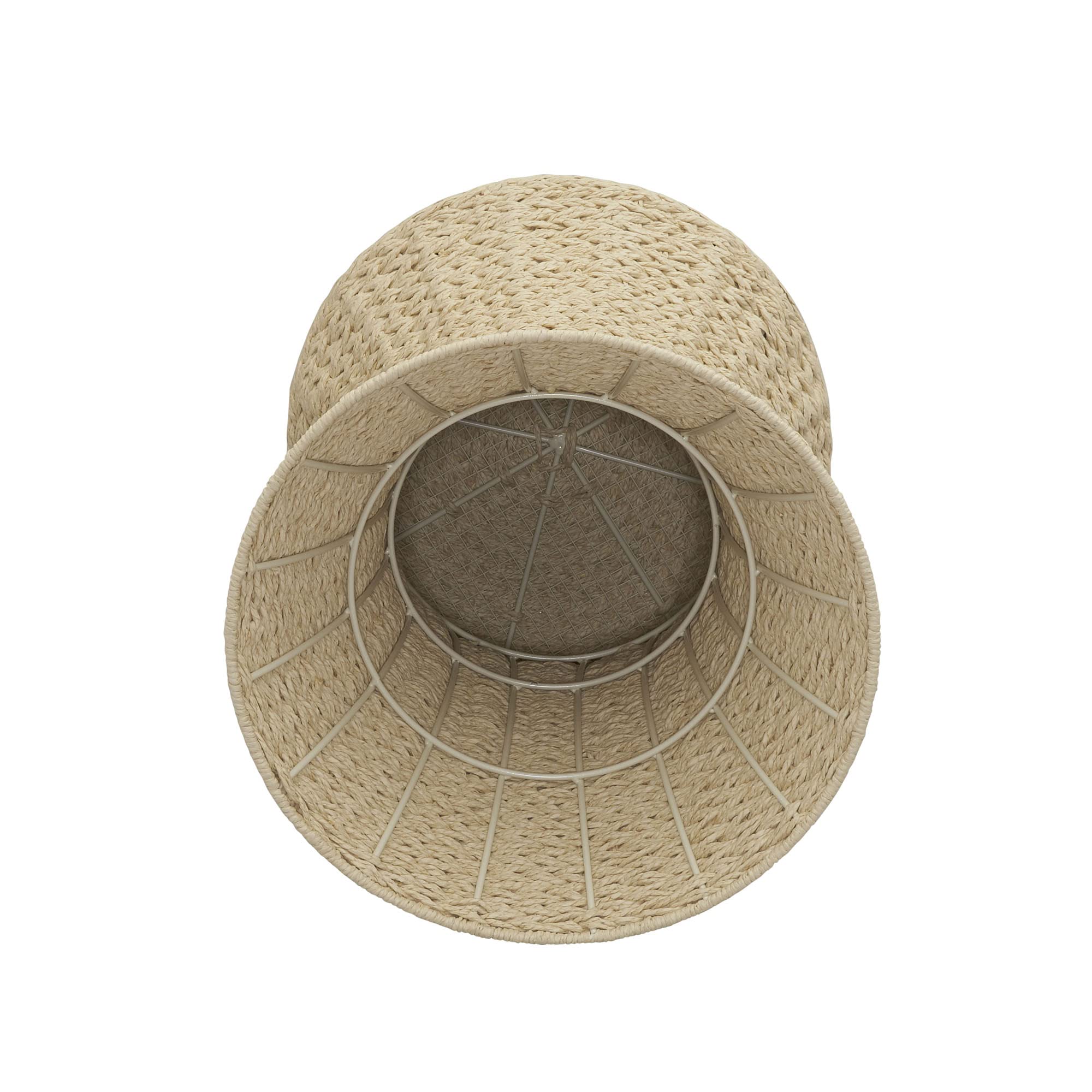 Snapklik.com : Household Essentials Handwoven Paper Rope Stool