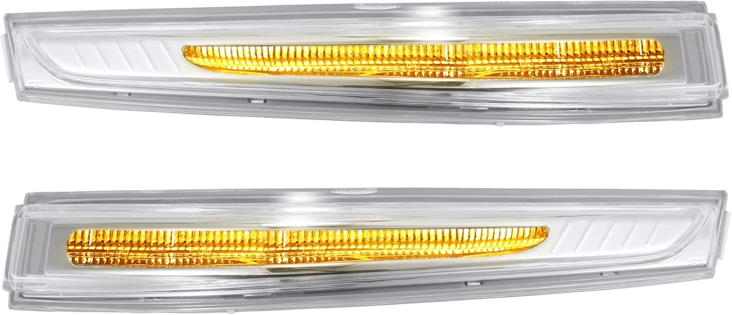 X AUTOHAUX 1 Pair Car LED Front Left Right Side Mirror Turn Signal ...
