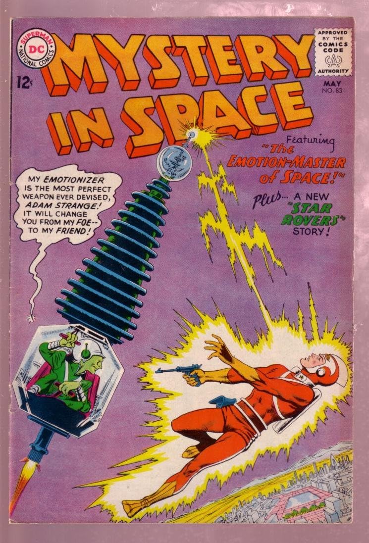 Amazon.com: MYSTERY IN SPACE #83 1963- ADAM STRANGE-STAR ROVERS-DC VG+ ...