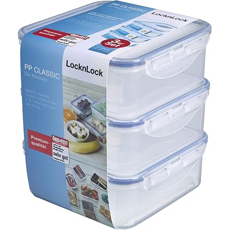 Amazon.com: LocknLock Easy Essentials Food Storage lids/Airtight ...