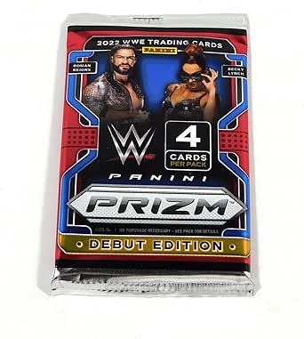 Amazon.com: 2022 Panini Prizm WWE Wrestling Trading Card Pack (4 Cards ...
