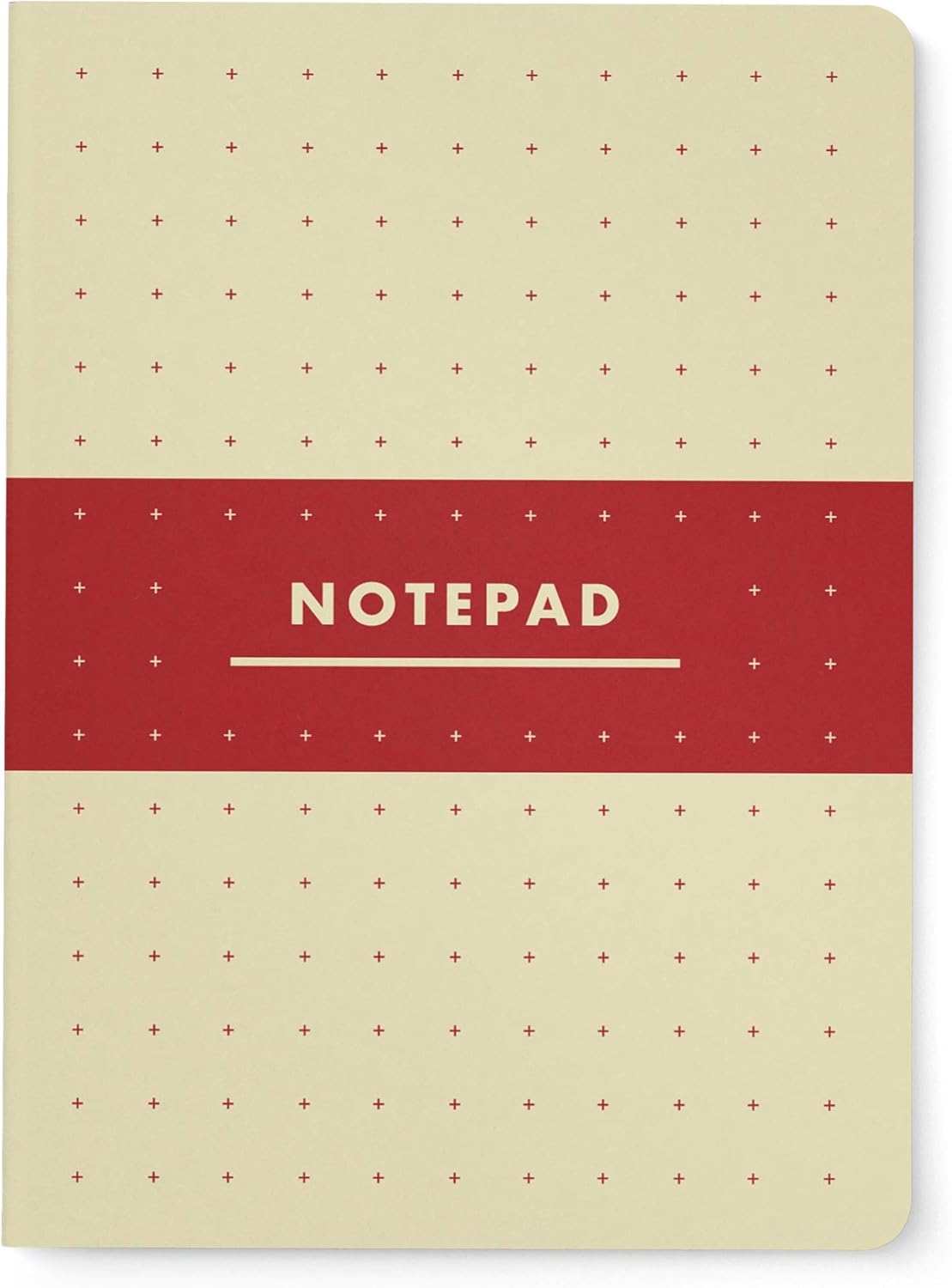 A5 Notepad - Dot Grid Notepad (Cream & Red) : Amazon.co.uk: Stationery ...