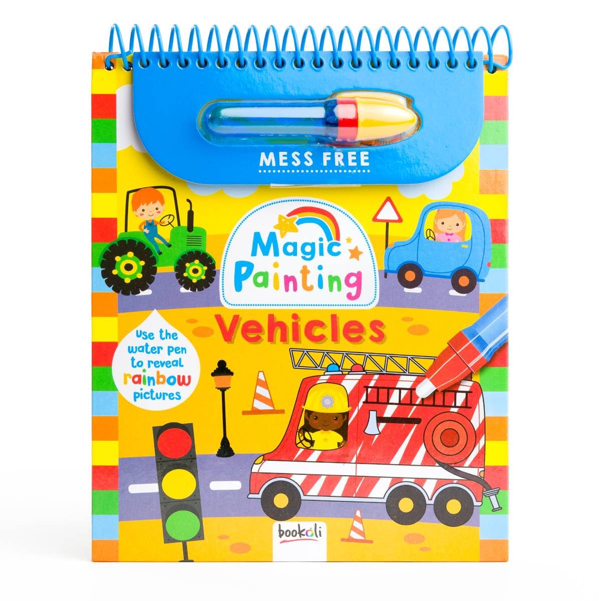 Vehicles Magic Painting Book | Water Colouring Books for Children ...