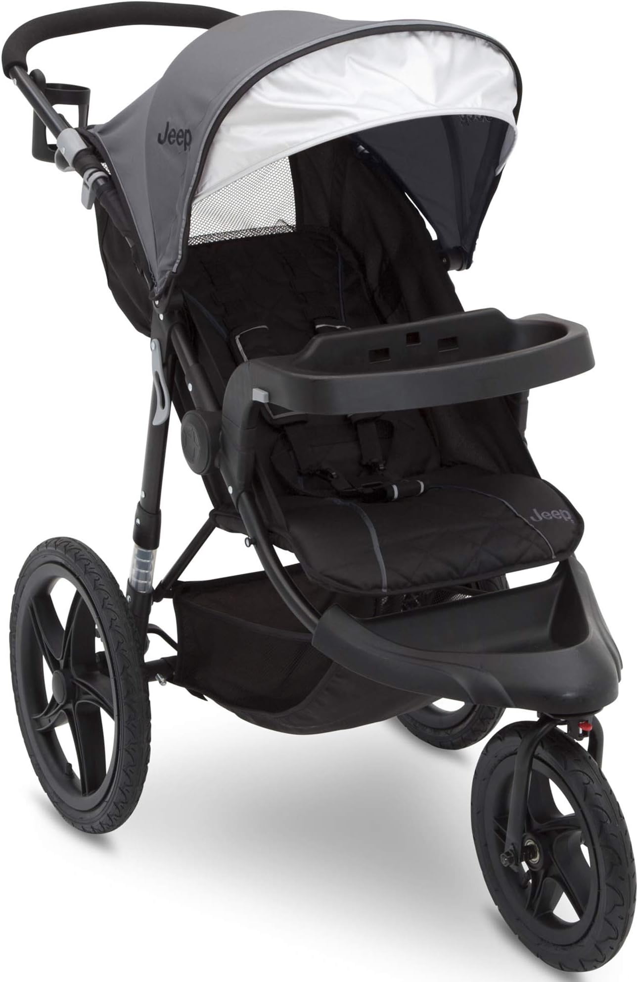 Amazon.com : Jeep Classic Jogging Stroller by Delta Children, Grey : Baby