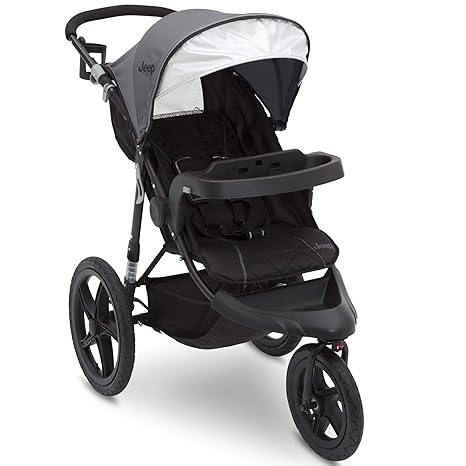 Amazon.com : Jeep Classic Jogging Stroller by Delta Children, Grey : Baby