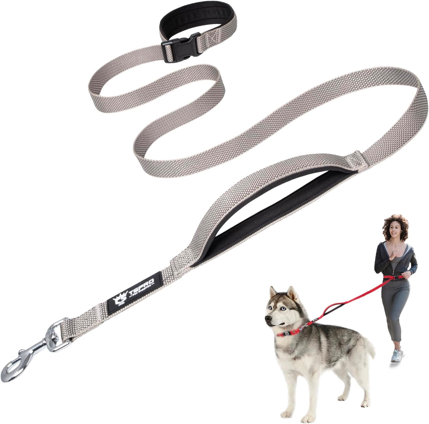 Amazon.com : 4GUYS Total Control, Multi-Function, Hands-Free Dog Leash ...