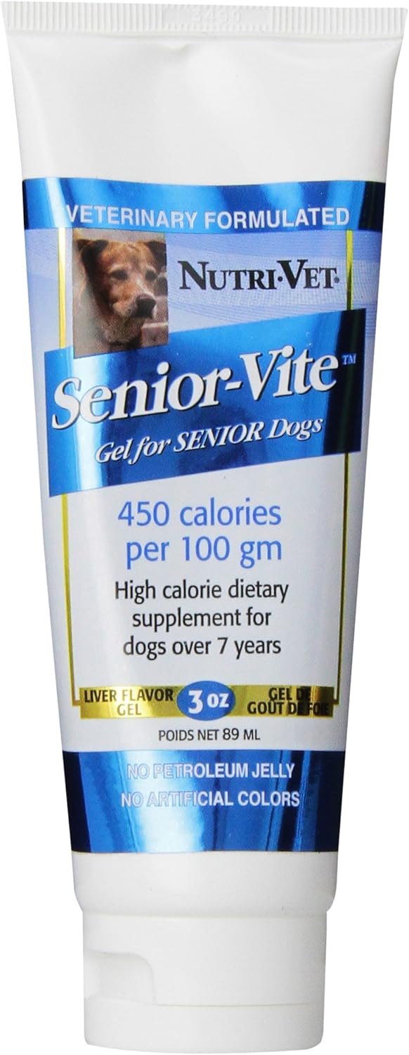Amazon.com : Nutri-Vet Senior-Vite Gel, 3 Ounces : Pet Supplements And ...