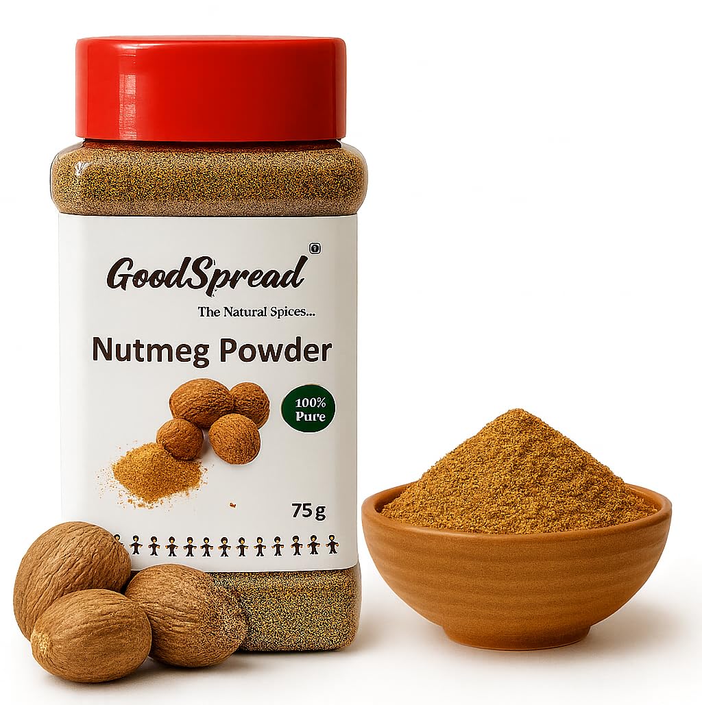 GoodSpread Organically Grown Jaifal Powder | 75 gram | Nutmeg Powder ...