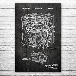 Amazon.com: Hot Air Furnace Poster Print (12x16) Ac Mechanic ...
