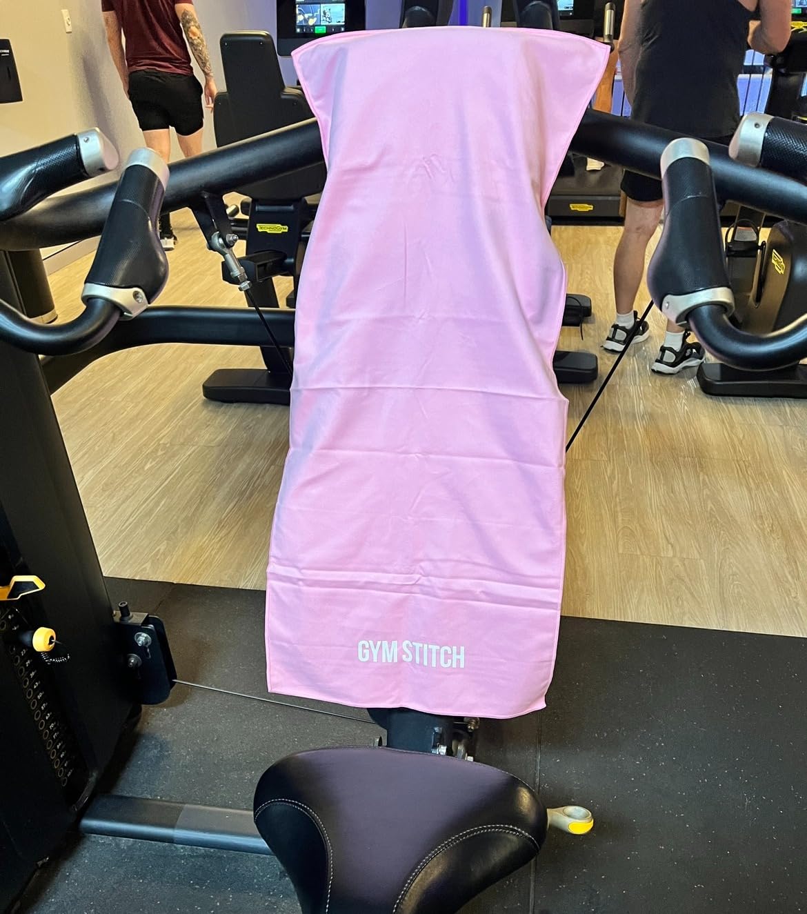 GYM STITCH Small Microfibre Gym Towel with Zip Pocket, Multi-Purpose ...