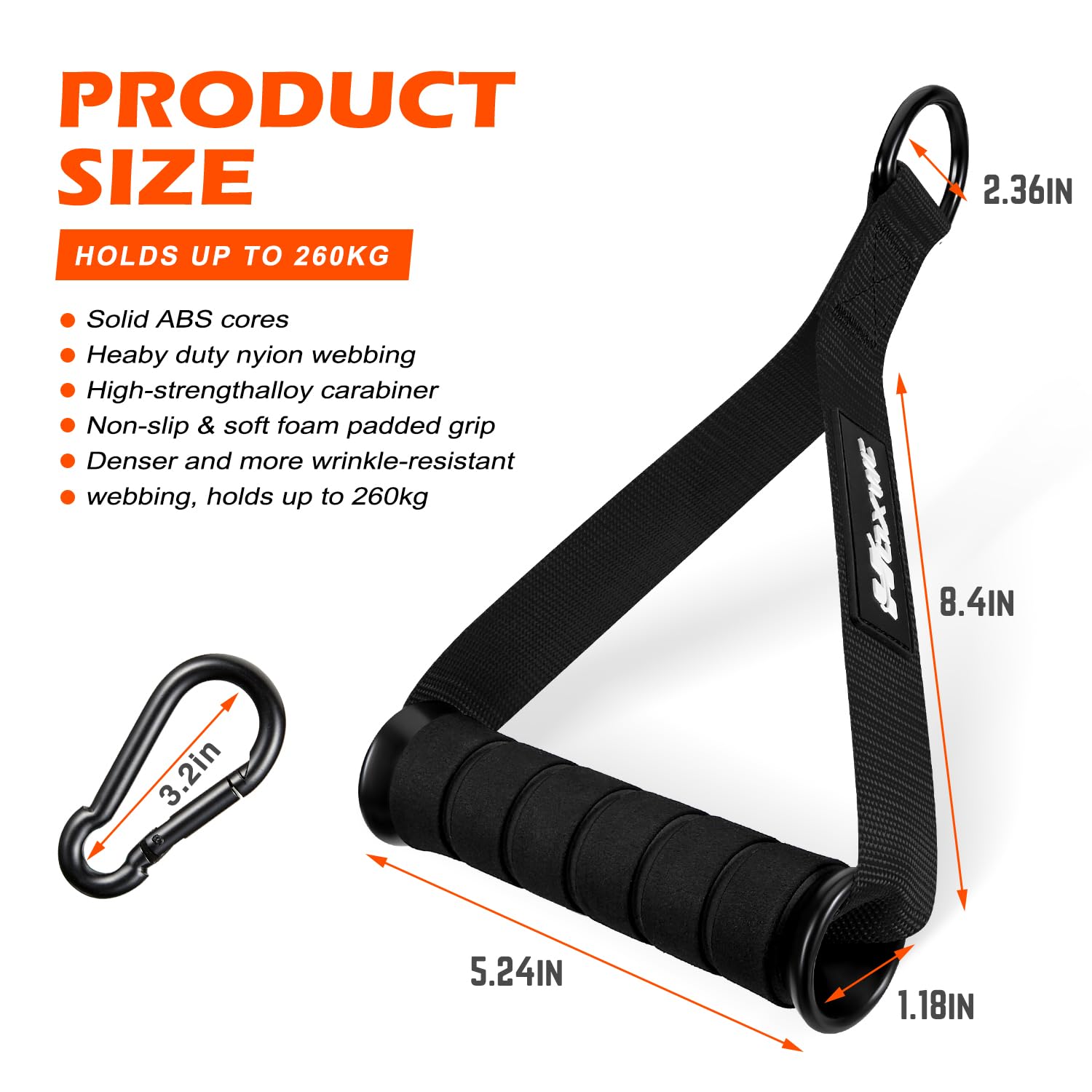 Snapklik.com : Cable Machine Handles, Replacement Gym Equipment, Heavy ...