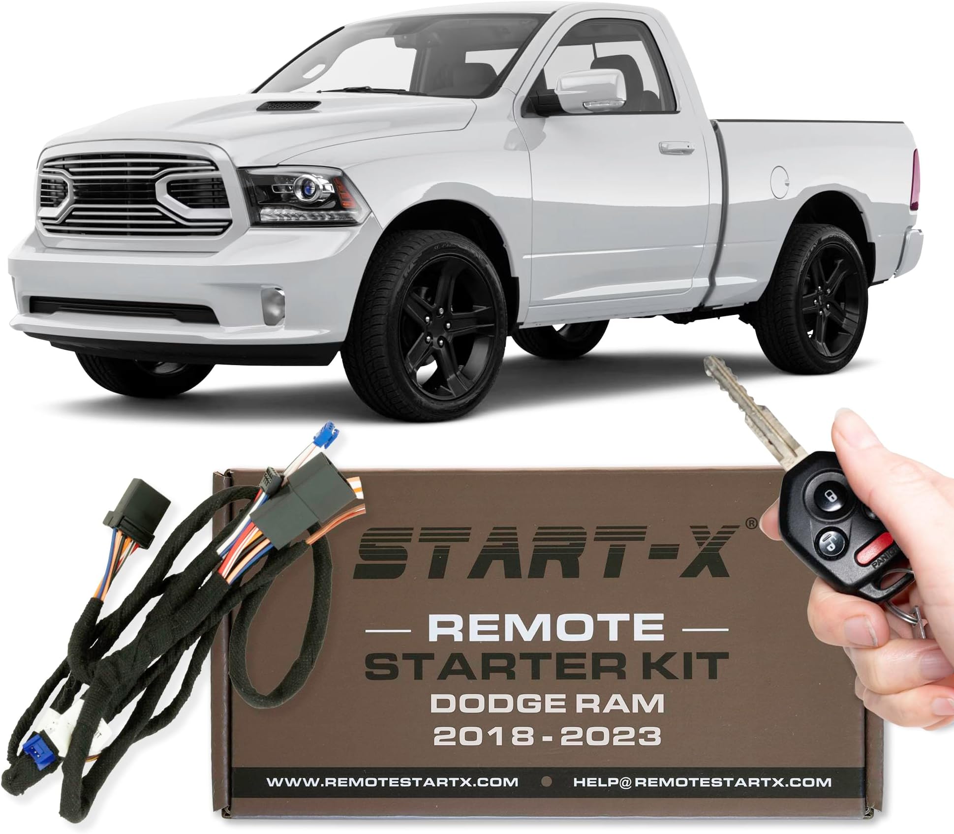 Amazon.com: Start-X Remote Starter Kit for RAM Pickup Truck 2018-2023 ...