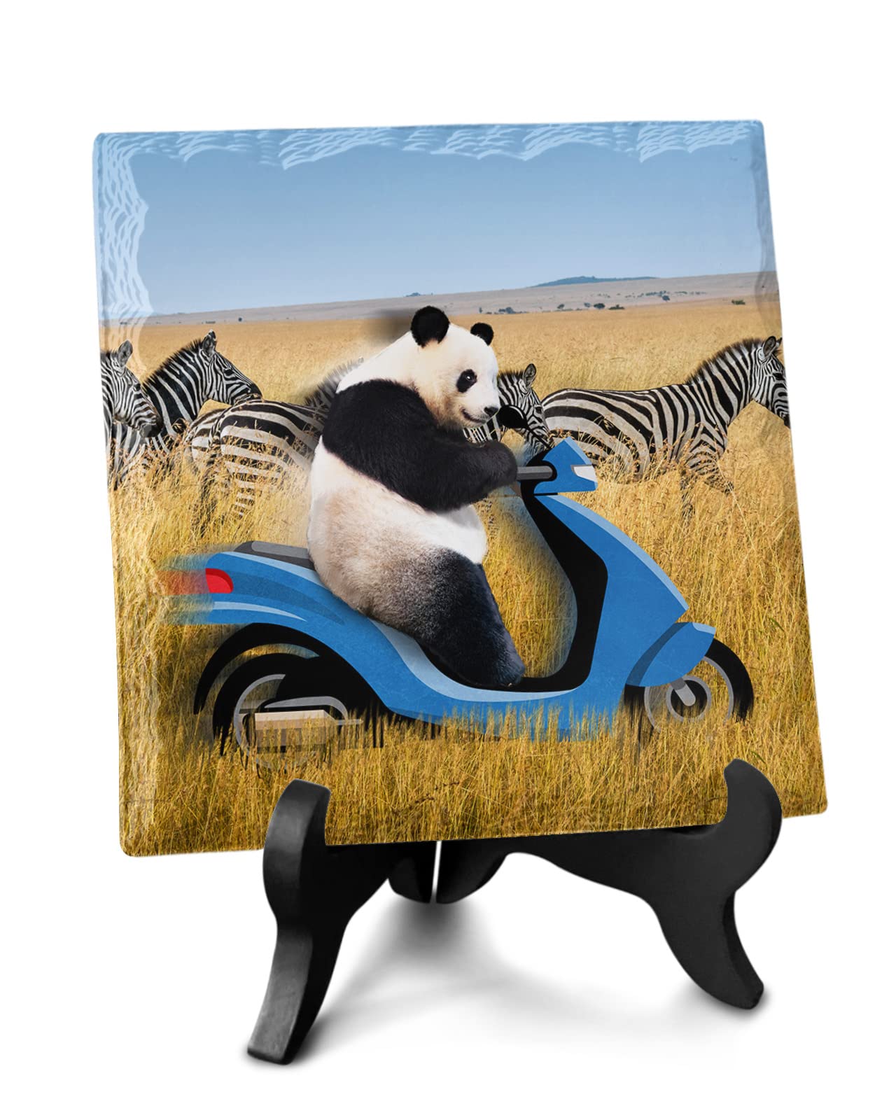 Zebra Riding A Motorcycle