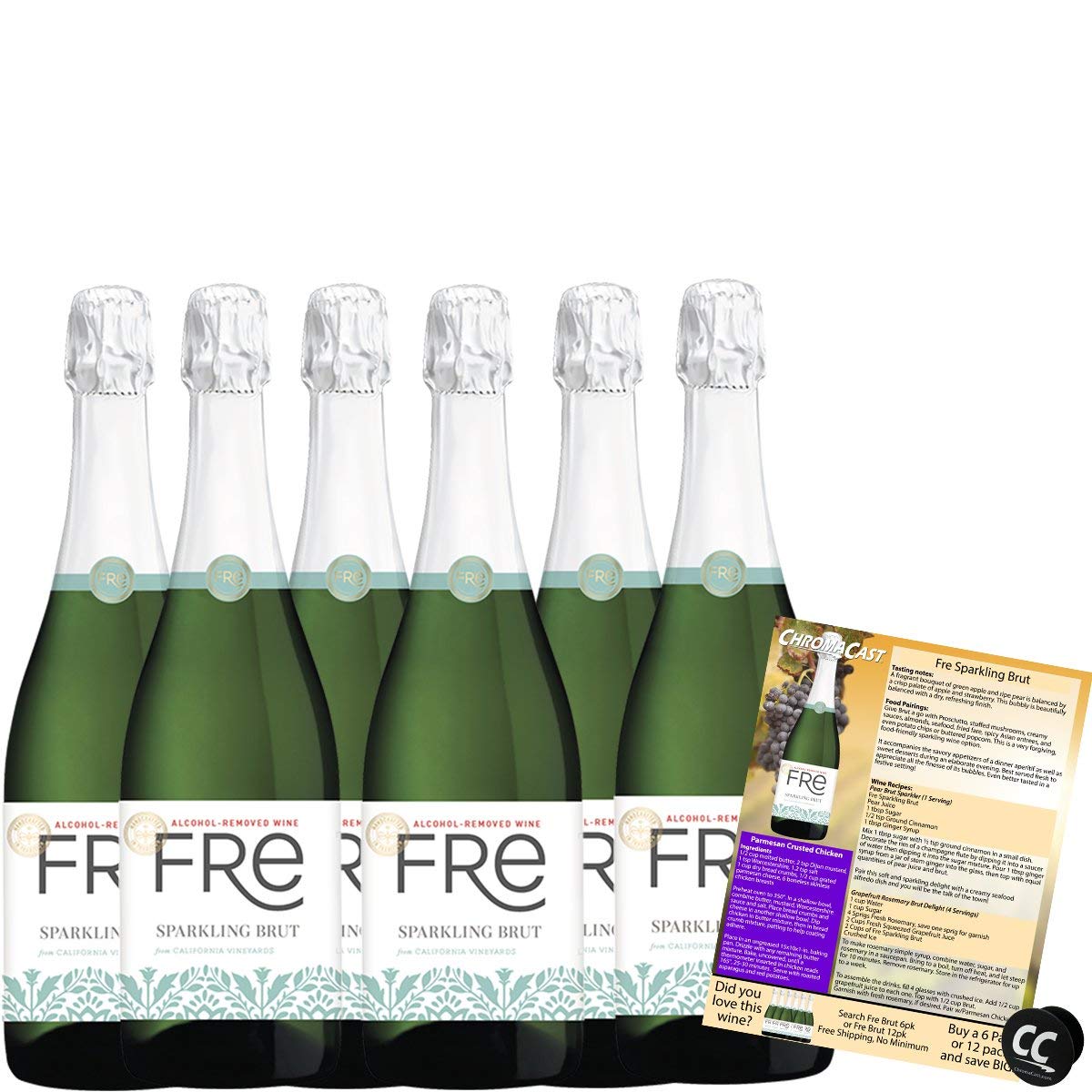 Snapklik.com : Sutter Home Fre Sparkling Brut Non-Alcoholic Champagne ...