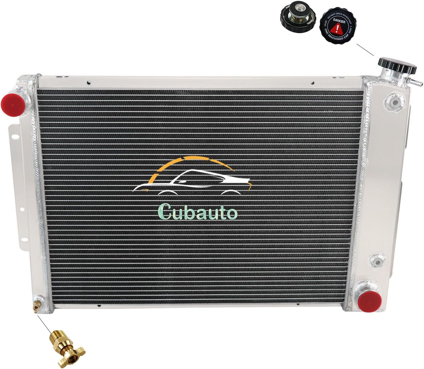 Amazon.com: Cubauto 4 Row Aluminum Radiator For Chevy Camaro Pontiac ...