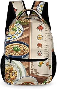 Amazon.com: TKJMCSW Chinese Specialties Travel Backpack for Women Men ...