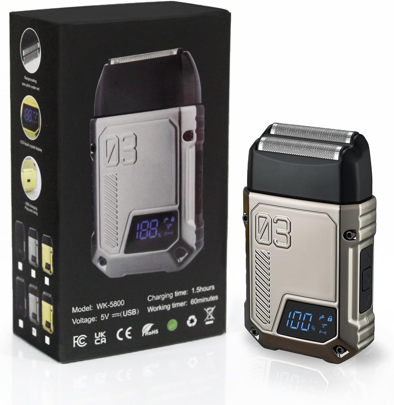 Amazon.com: NanoGroom Foil Shaver, Electric Foil Shavers for Men, Foil ...