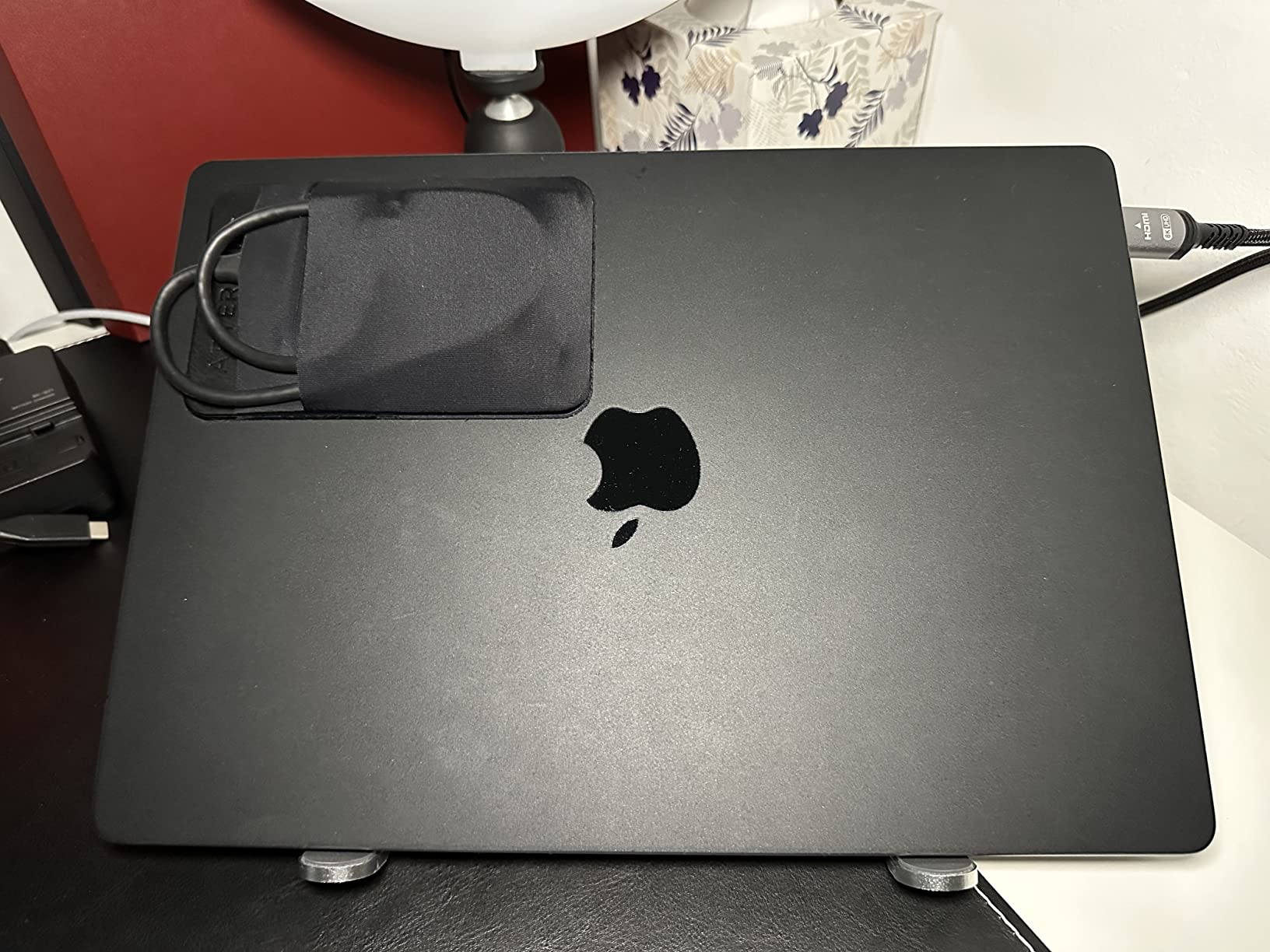 Afterplug 2-Pocket Pouch for Laptop with Reusable Adhesive, for ...