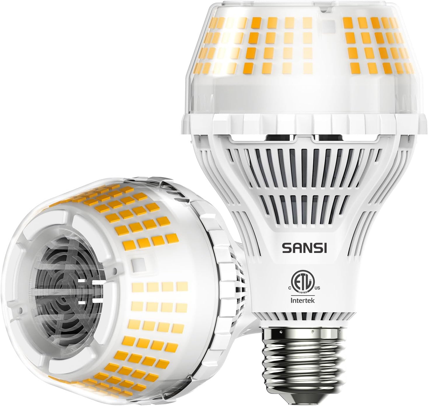 SANSI 200W Equivalent A21 LED Light Bulb, 3000 Lumens 3000K Soft Warm ...