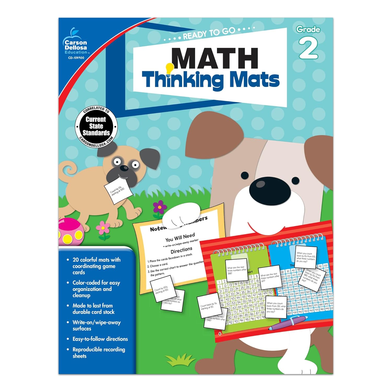 Buy Math Thinking Mats, Grade 2 (Ready to Go) Book Online at Low Prices ...