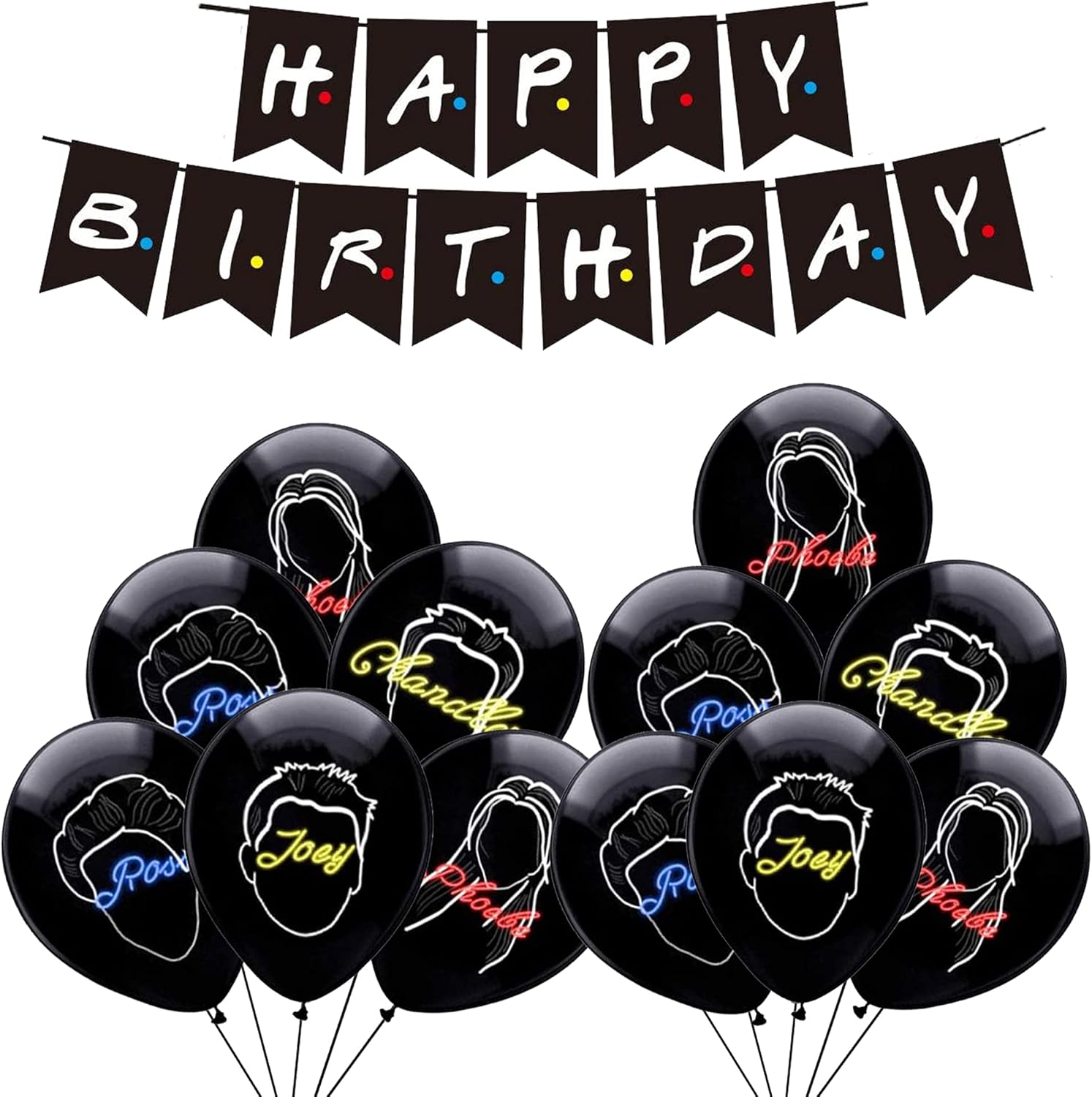 Birthday Party Supplies Friends TV Show Birthday Balloons Friends TV ...