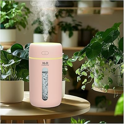 Amazon.com: ZPP Small Humidifier, Portable Mini Humidifier with 7-color ...