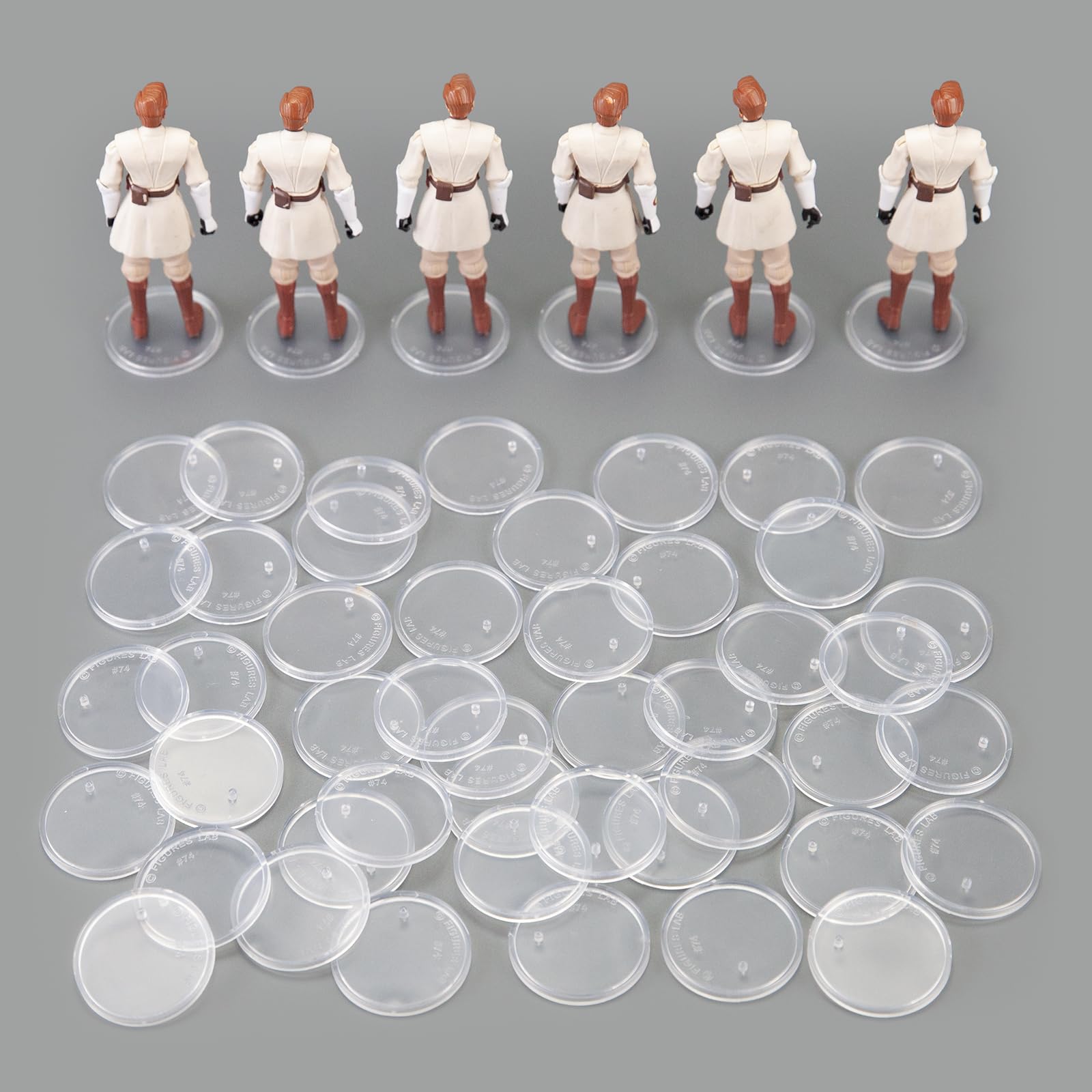 Amazon.com: SIXPOINTS 36 Pieces Clear Round Figure Display Stand Base ...