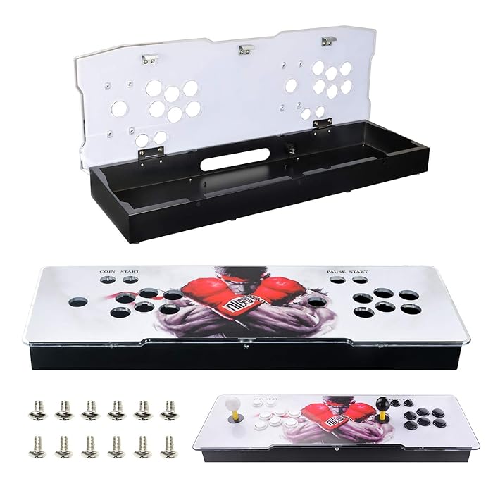 Buy TAPDRA DIY Acrylic Panel and Metal Arcade Case kit for 2 Player 2P ...