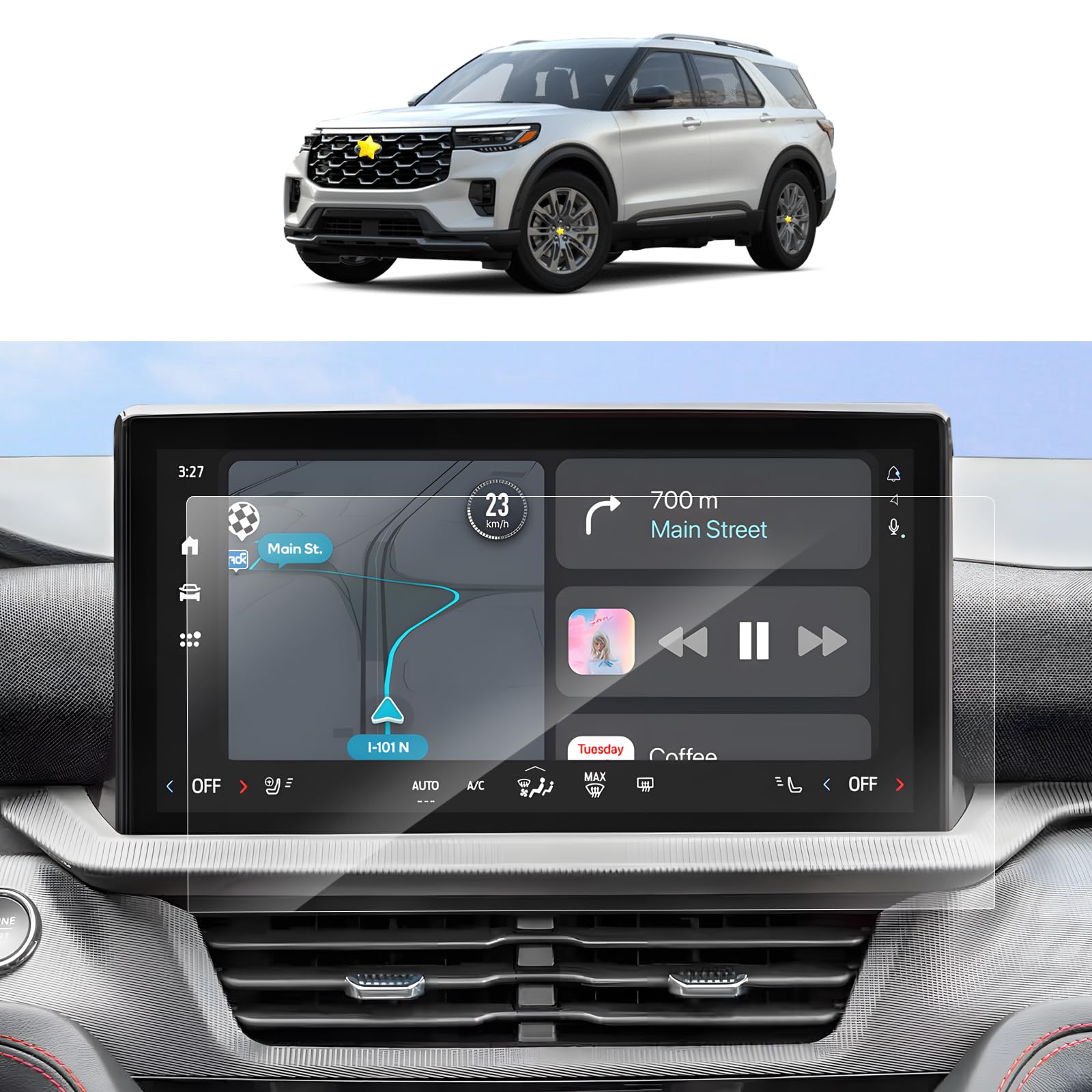 Amazon.com: SKTU 2Pcs for 2025 Ford Explorer Screen Protector for 2025 ...