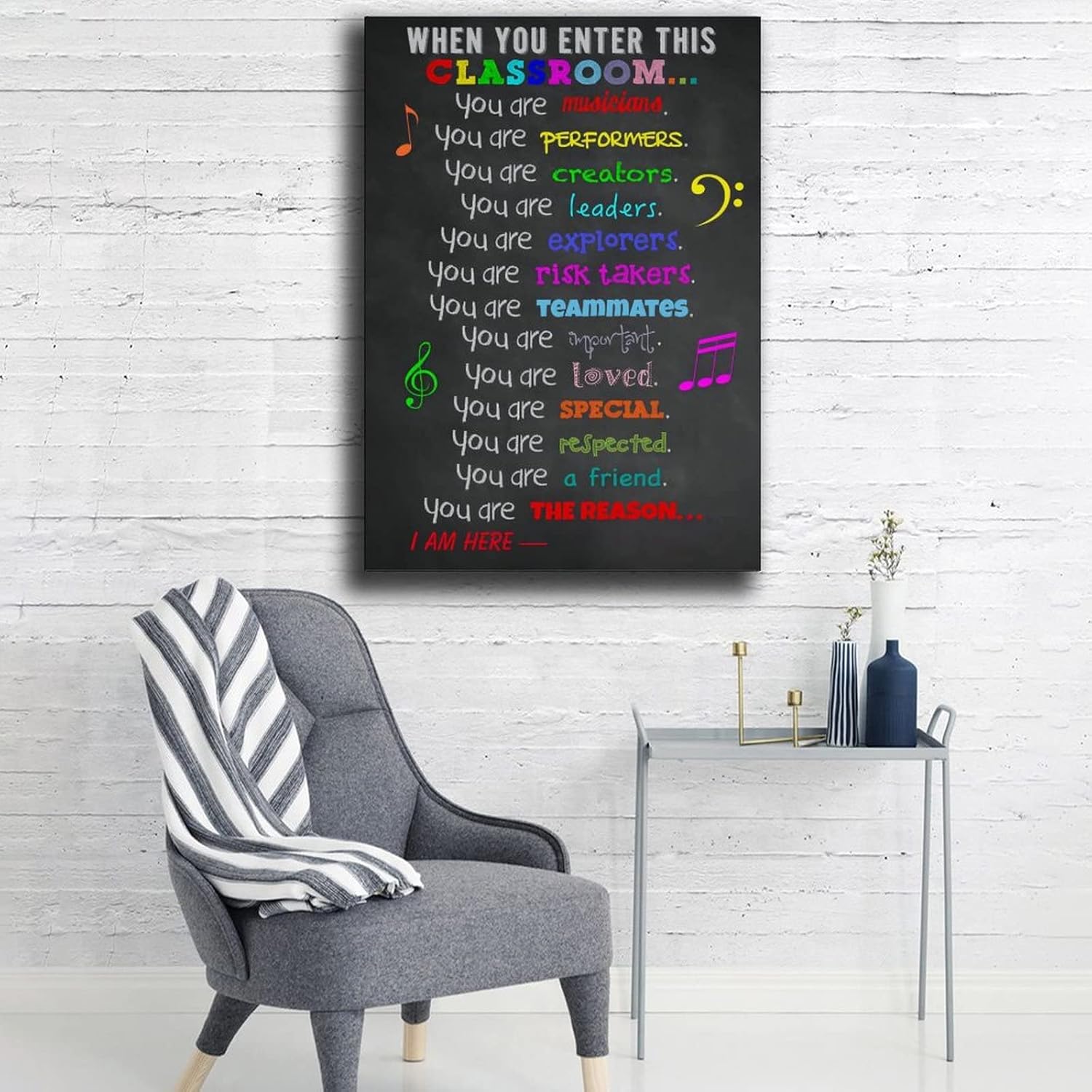 Buy ADY Music Teacher Classroom -When You Enter This Classroom Rules ...