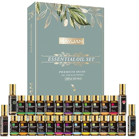 Amazon.com: Essential Oils Set -Essential Oils - 100% Natural Essential ...