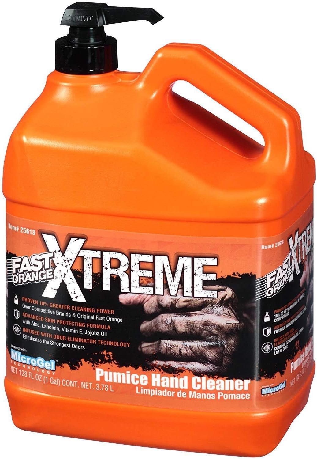 Amazon.com: Fast Orange 25618 Xtreme Hand Cleaner, 1 Gallon, 128 Fl Oz ...