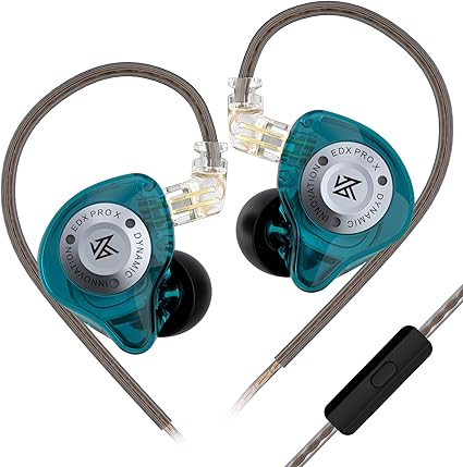 KZ EDX Pro X in Ear Monitor Headphones, HiFi Stereo IEM, Dynamic Driver ...
