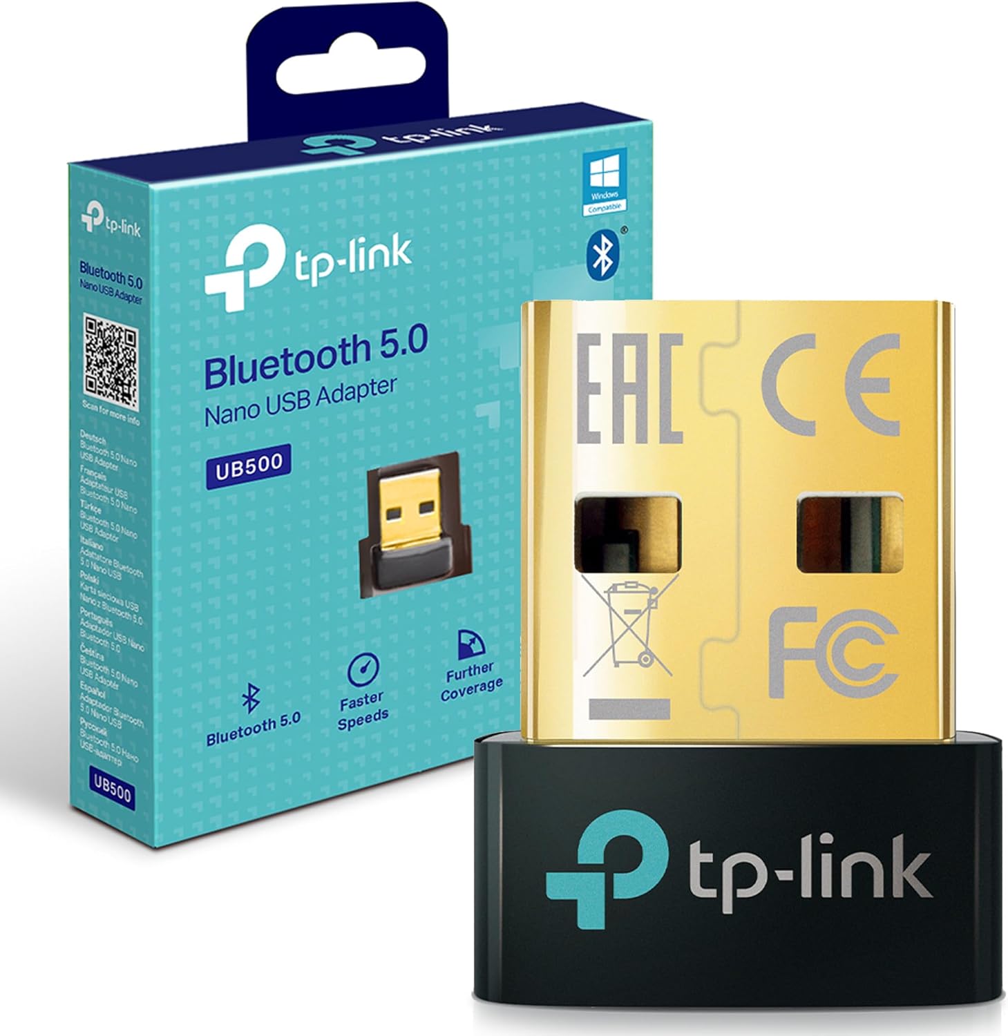 TP-Link Nano USB Bluetooth 5.0 Adapter for Multiple Devices, Long Range ...