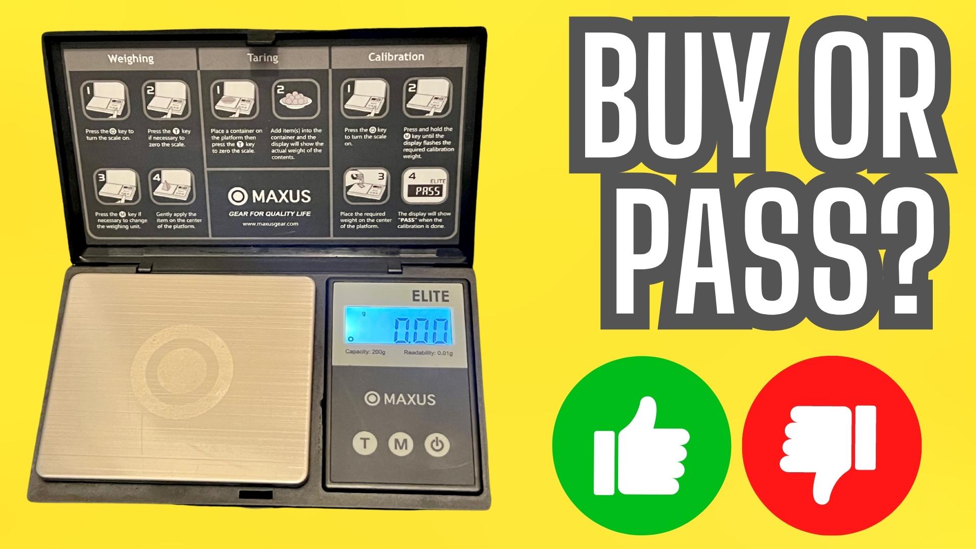 Watch MAXUS Precision Pocket Scale REVIEW on Amazon Live