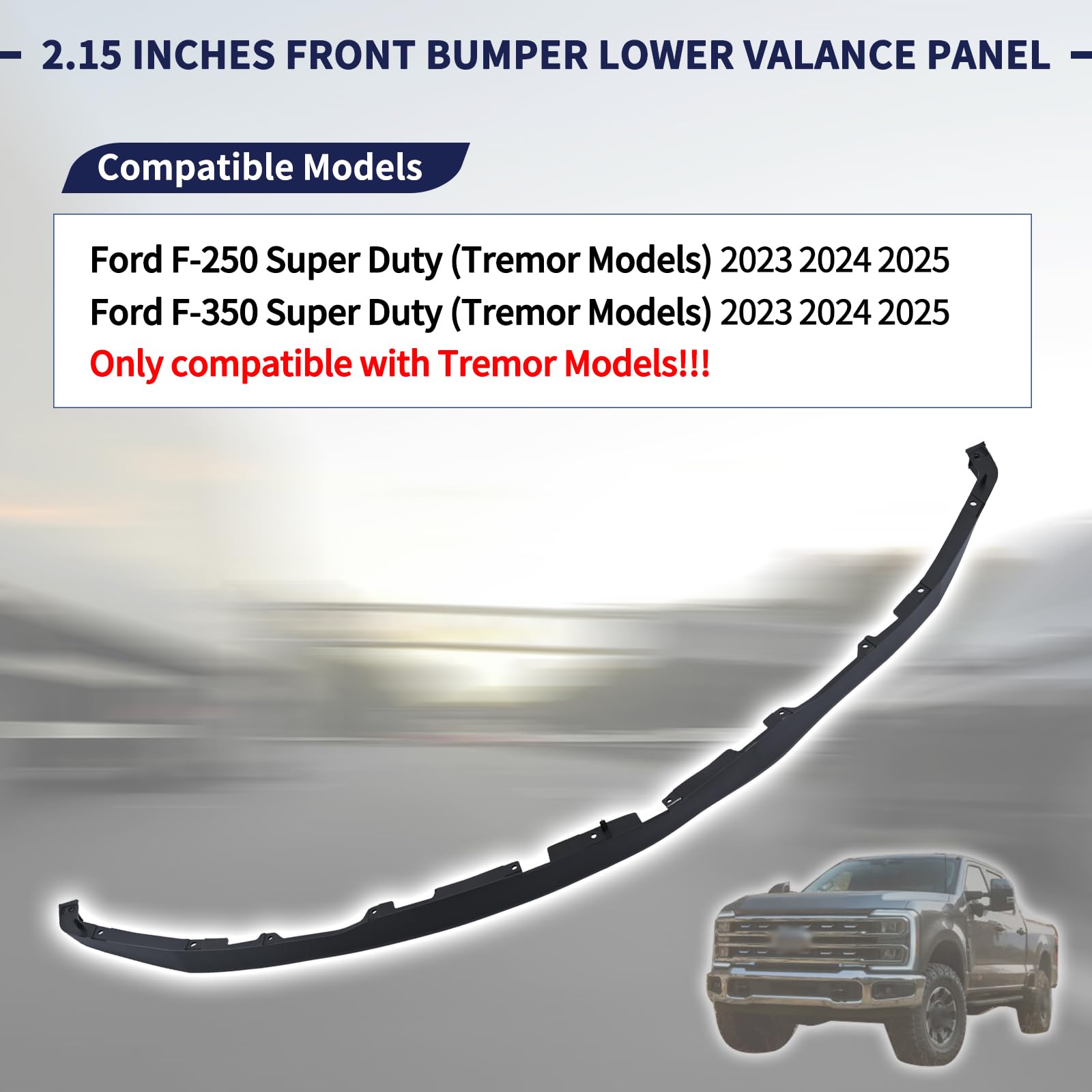 Snapklik.com : Magimaker 2.15 Inches Front Bumper Lower Valance Panel ...